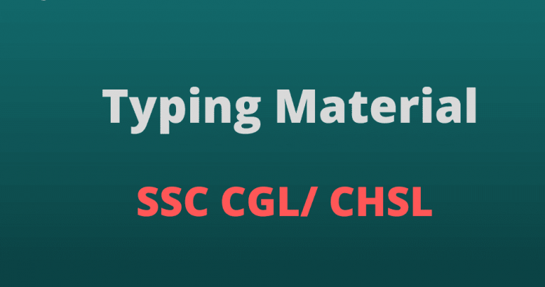 SSC Typing Test Online, Paragraph Practice, Test Series - https://ssc ...